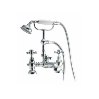 British Baths Moda Traditional Bath Shower Mixer Tap – Chrome - British ...