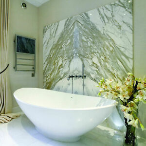 BC Designs Kurv Solid Surface Freestanding Bath – 1890mm x 900mm – Silk ...