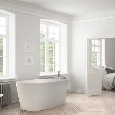 BC Designs Sorpressa Solid Surface Freestanding Bath – 1610mm x 760mm ...