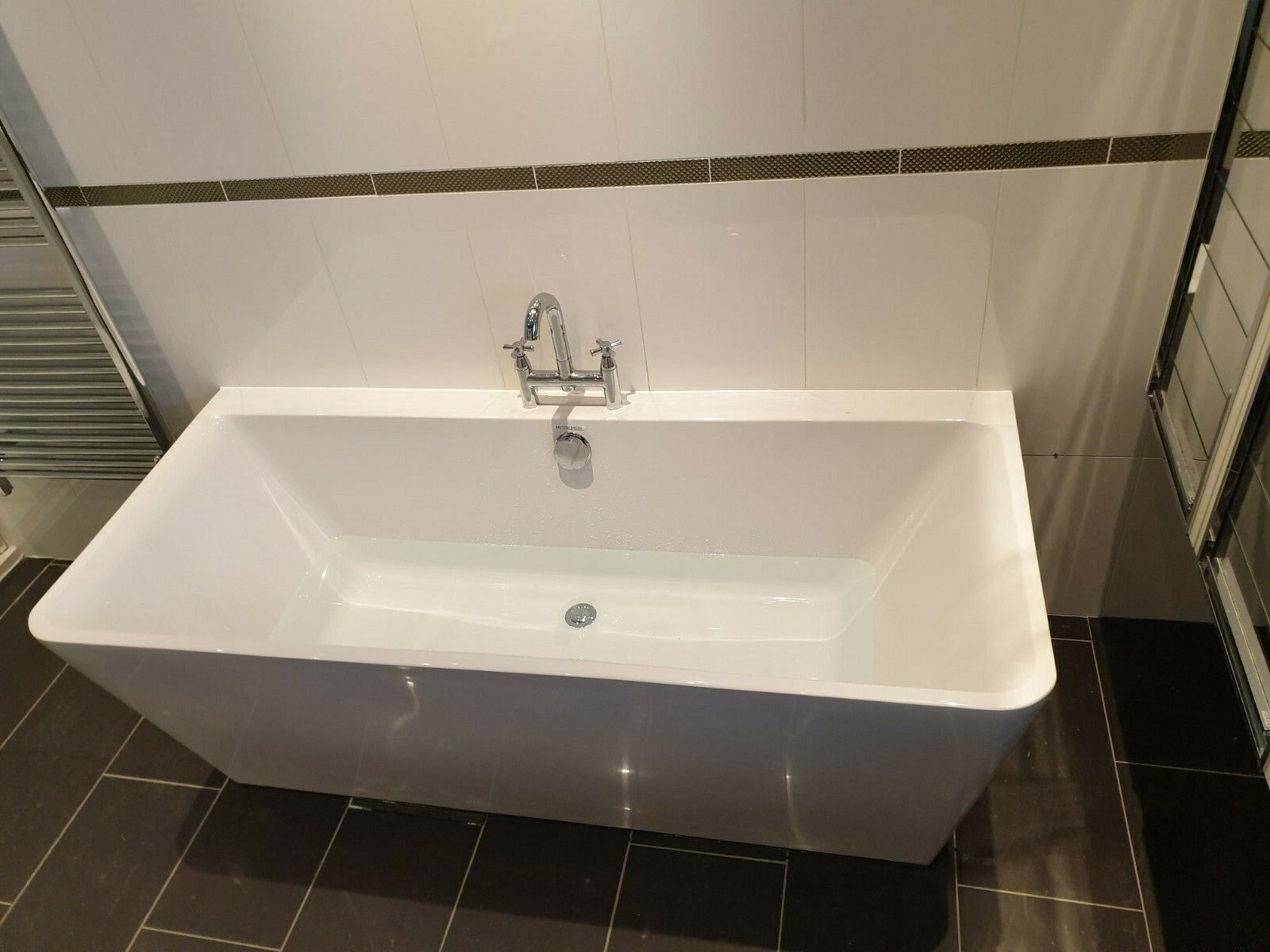 British Baths Harmony Fully Back to Wall Freestanding Bath - British Baths